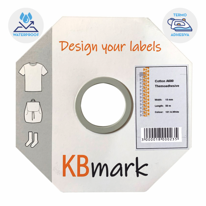 Cinta Textil ALG TER ADH 50m x 15mm RES Agua A680AB | Sugraher